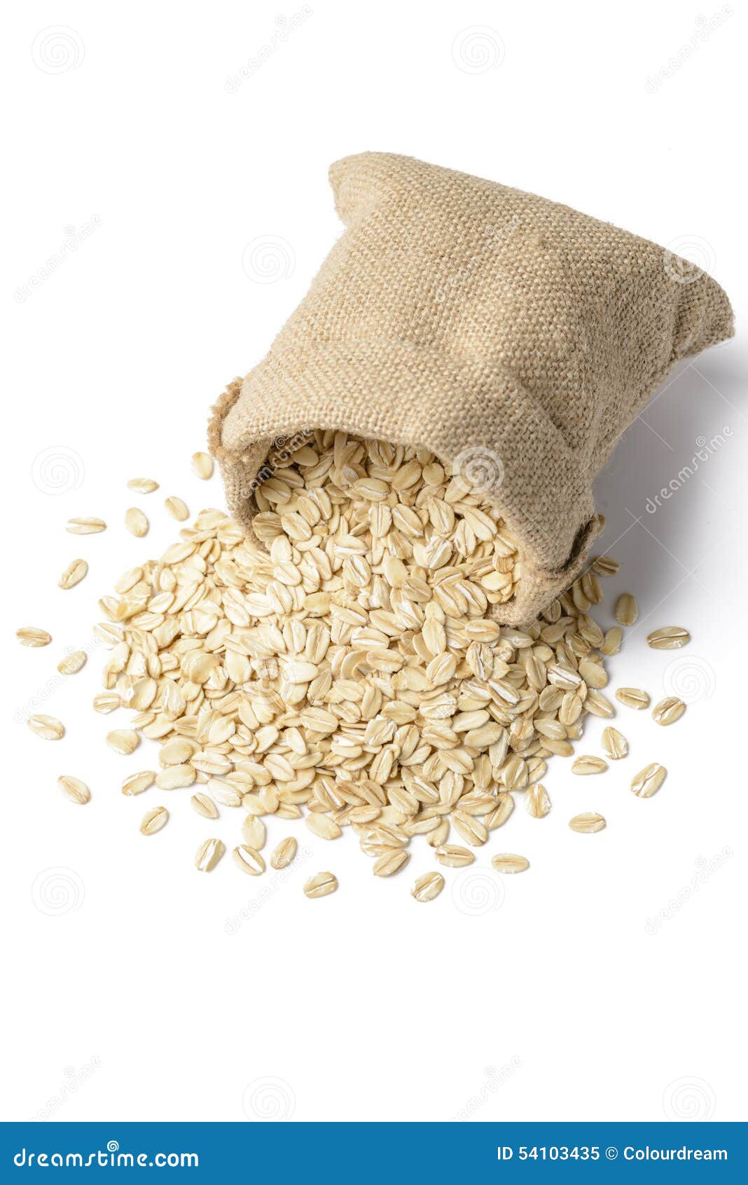 Oatmeal stock image. Image of white, grained, grain, rolled - 54103435