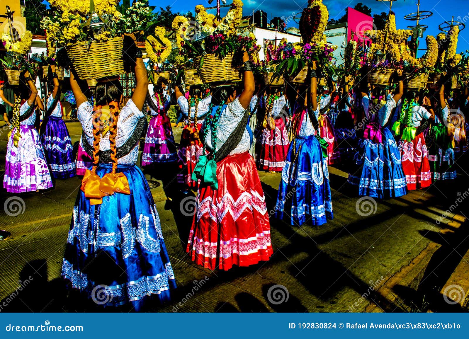 Oaxaca Event Full of Colours Editorial Stock Image - Image of full ...