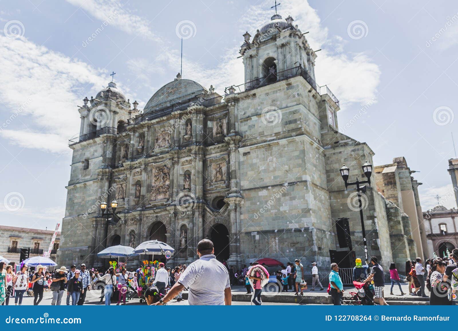 Detail of Oaxaca Mexico Cathedral Editorial Stock Image - Image of ...