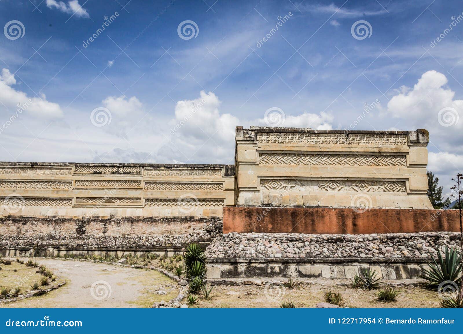 Ruins of Mitla in Oaxaca Mexico Editorial Stock Image - Image of ...