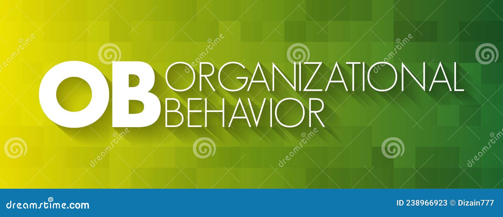 OB - Organizational Behavior Acronym, Business Concept Background Stock ...