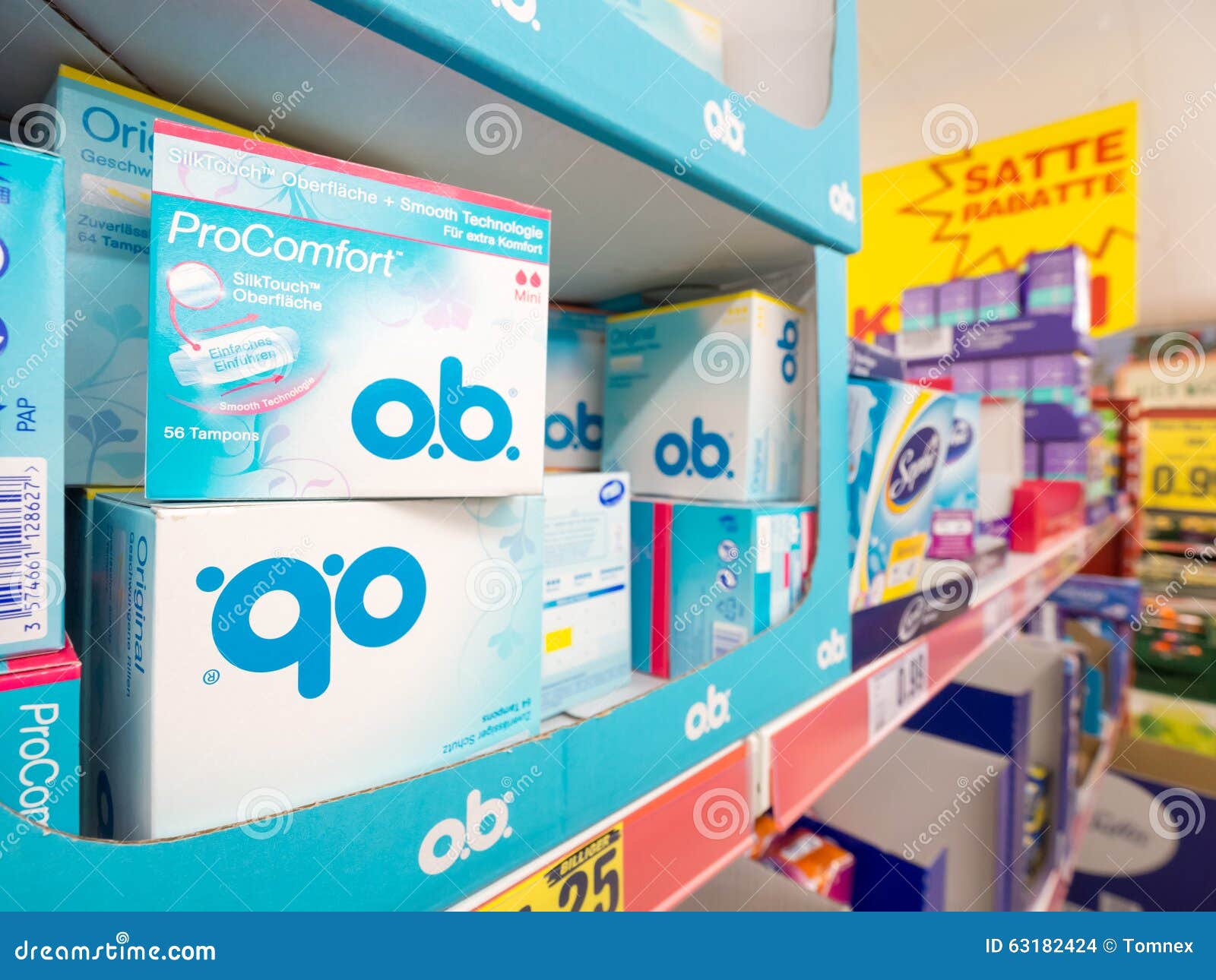 Ob tampons editorial stock image. Image of tampon, copy - 63182424