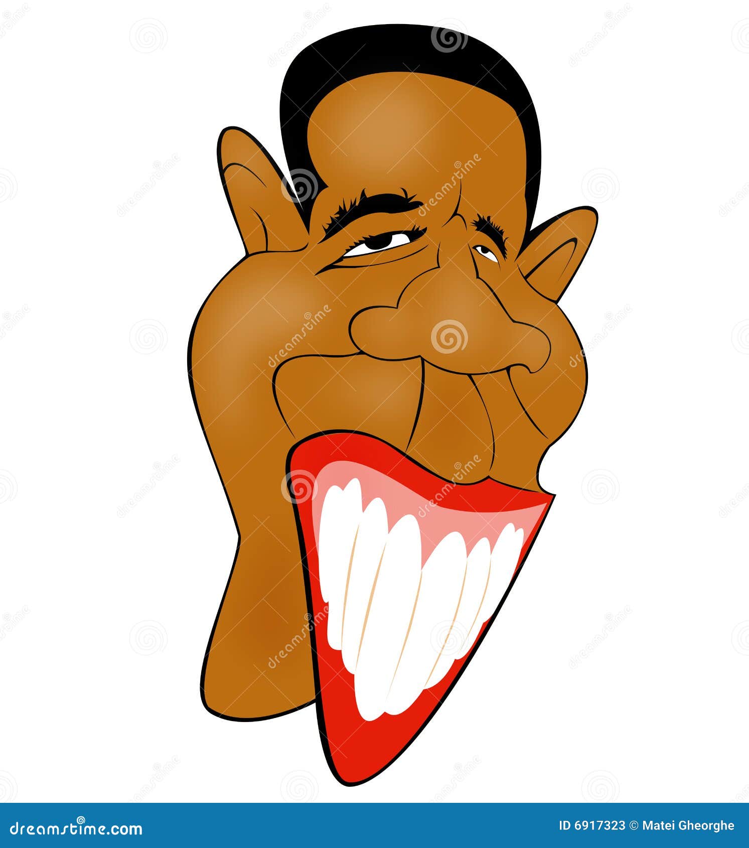 Digital Caricature Illustration Of Actor Lee Van Cleef. Classic Western ...