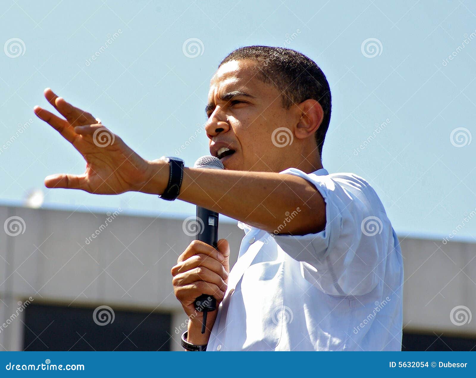 Obama Hope editorial stock image. Image of stage, speech - 5632054