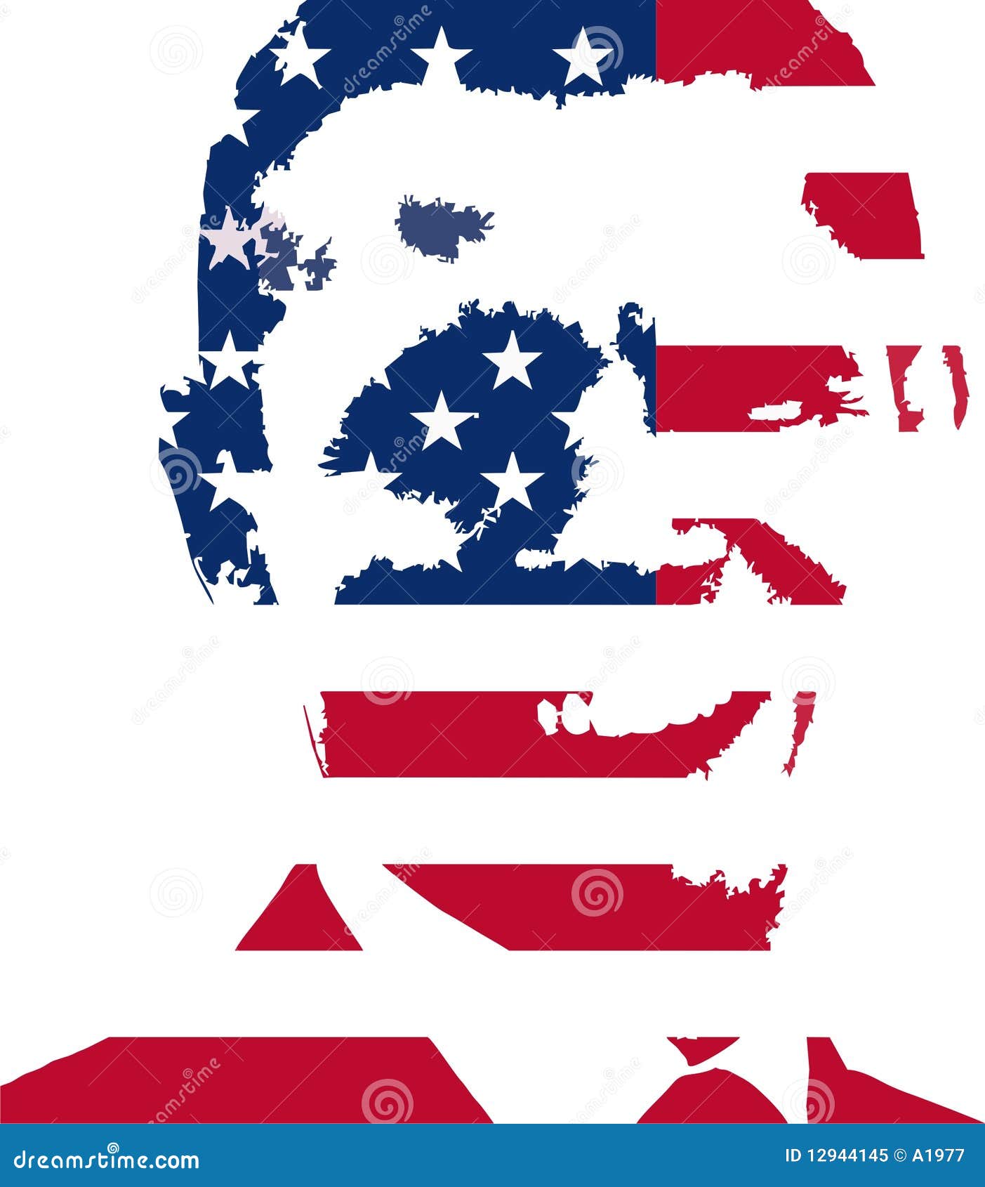 Obama USA Flag Vector Illustration Editorial Image - Illustration of ...