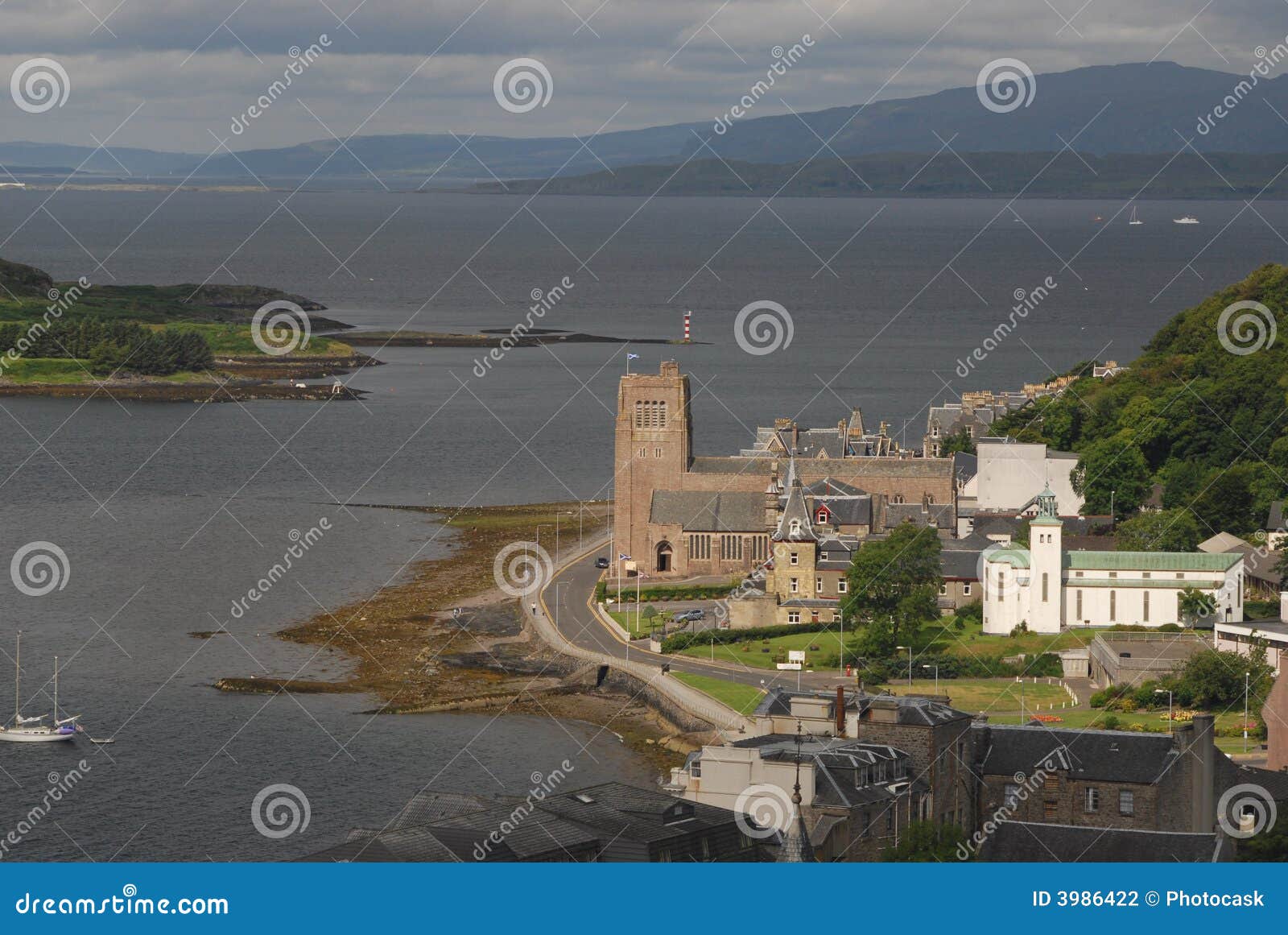 Oban stock photo. Image of oban, cathedral, urban, tourism - 3986422