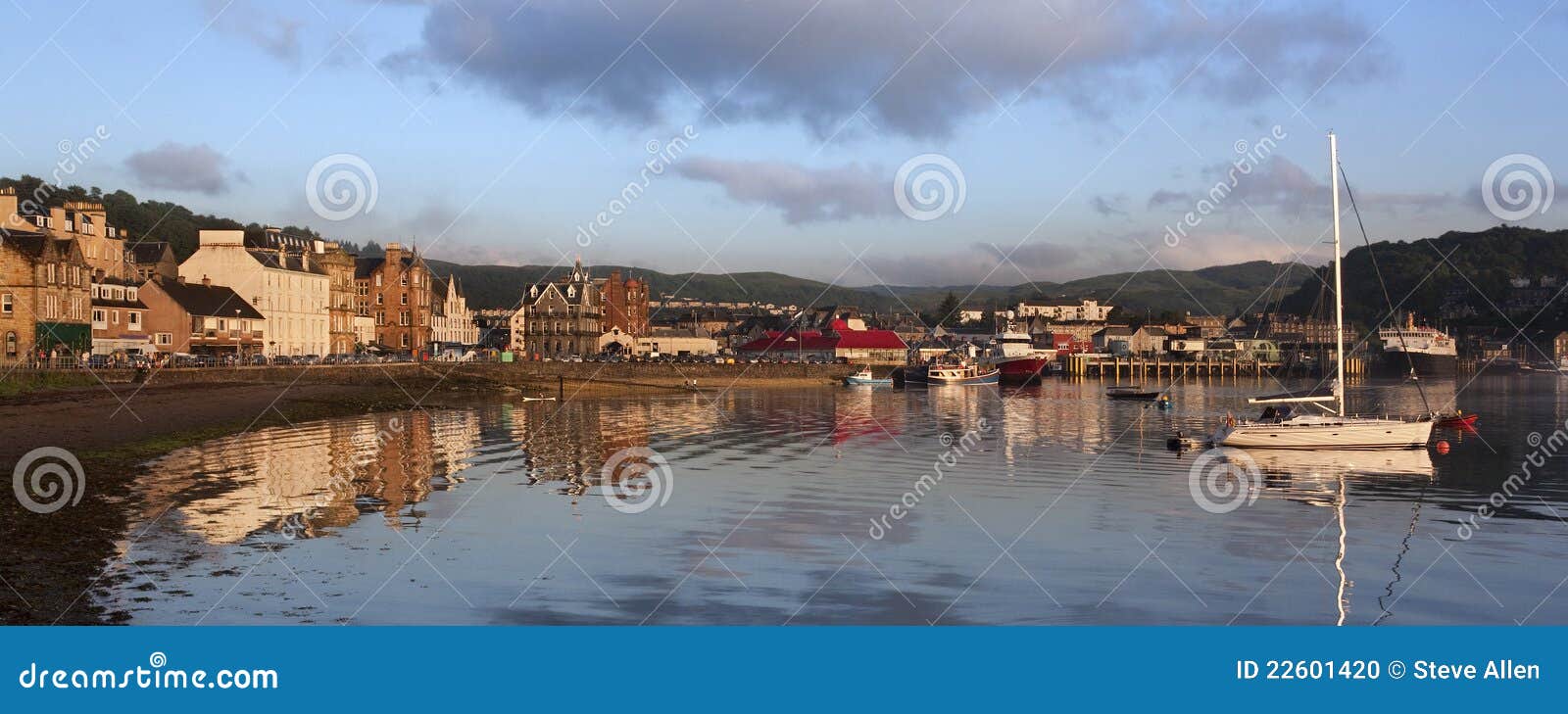 Oban - Scotland stock photo. Image of port, tourism, town - 22601420