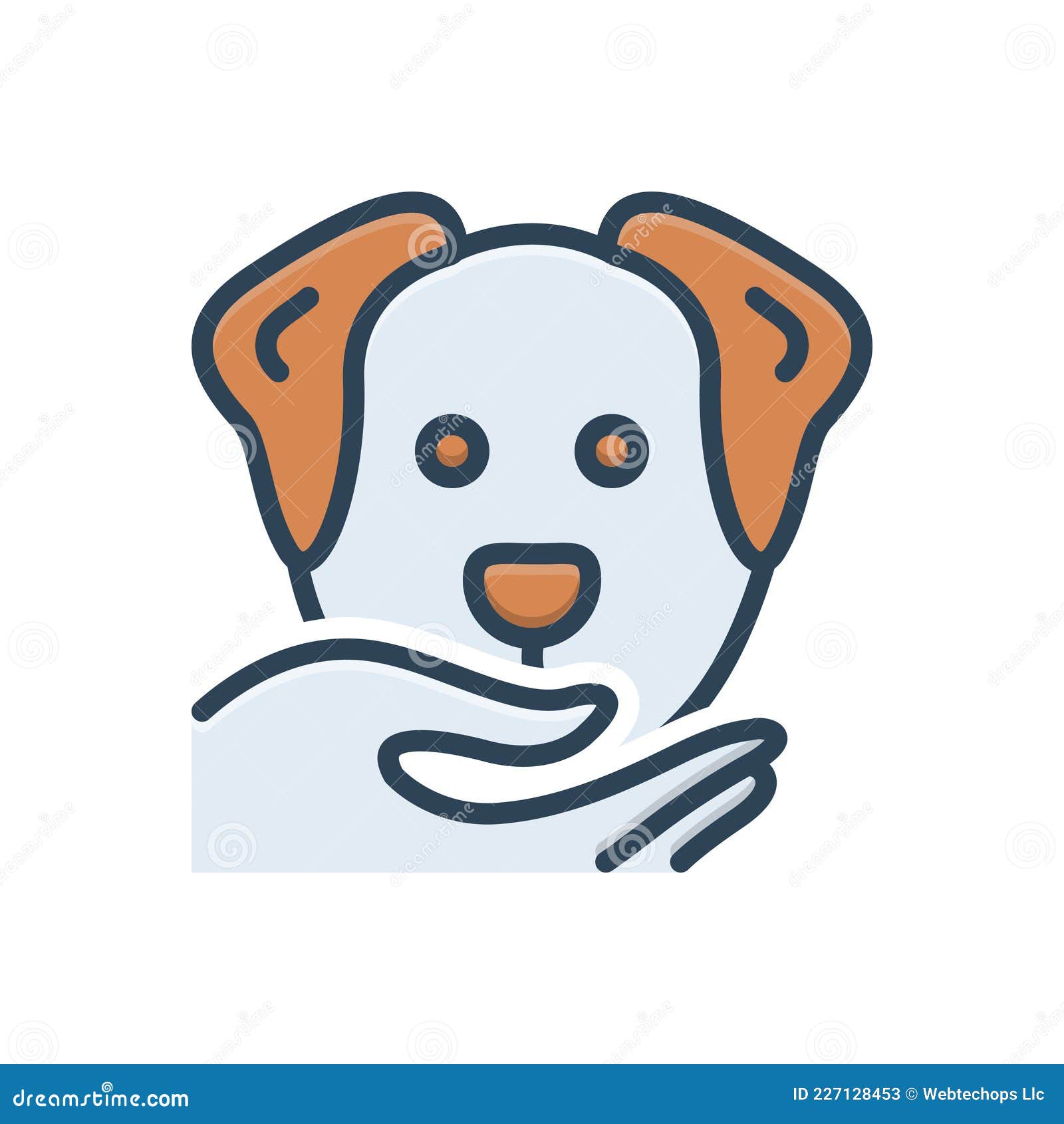 Color Illustration Icon for Obedient, Compliant and Dutiful Stock ...