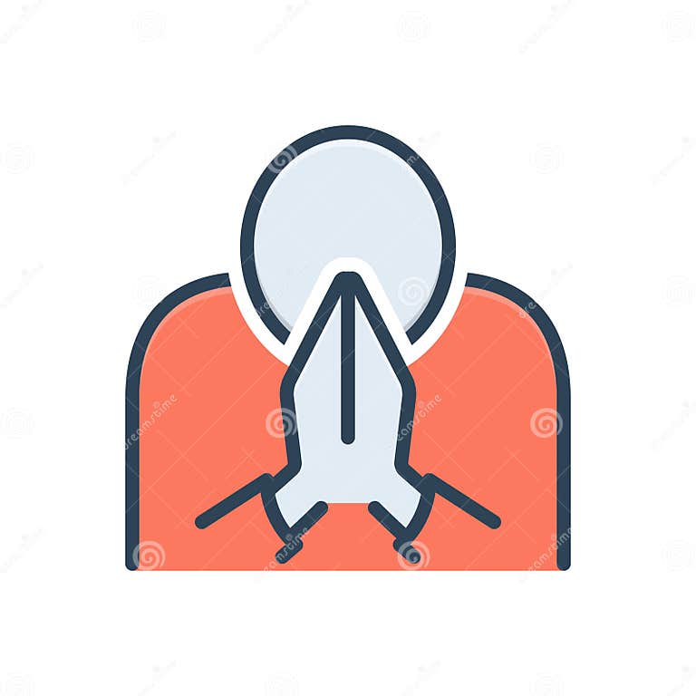 Color Illustration Icon for Obedient, Obedience and Adherence Stock ...