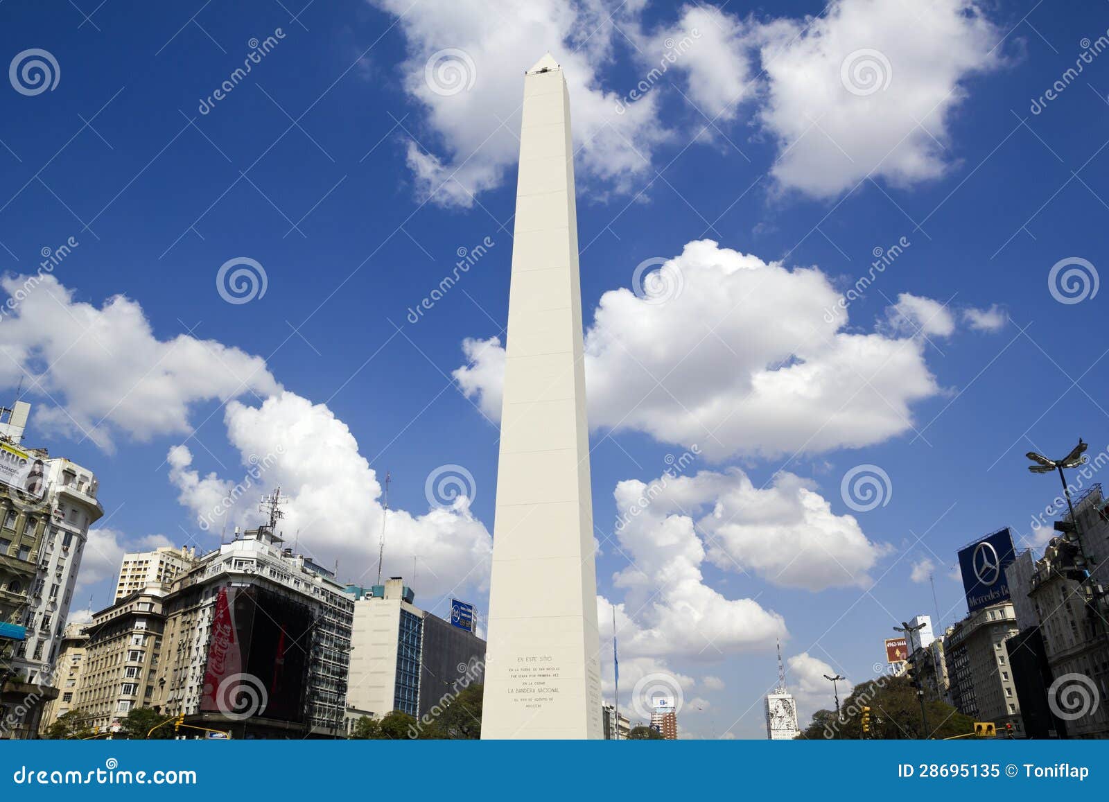 Obelisco. Buenos Aires, Argentina Editorial Image - Image of center ...