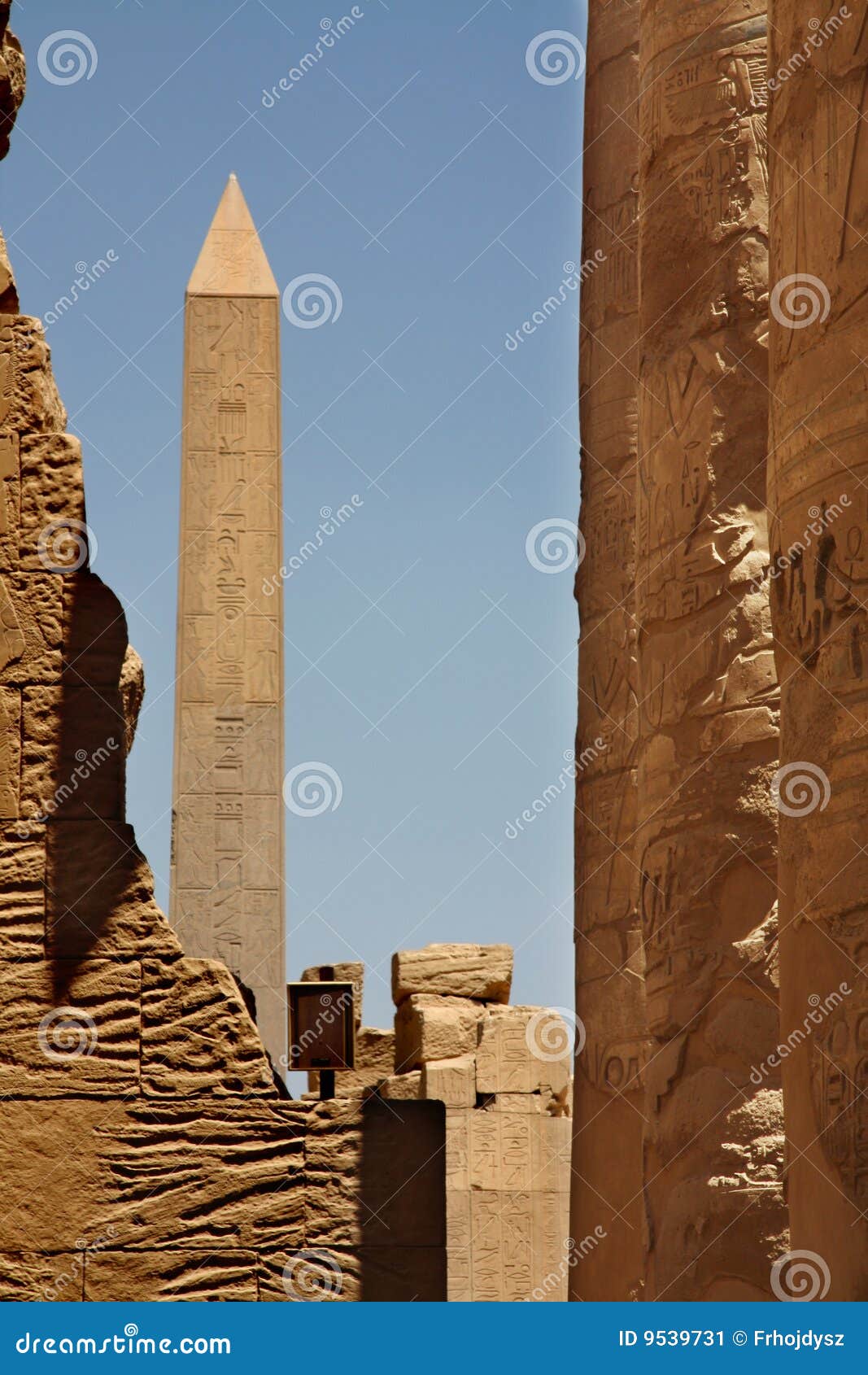 Obelisk stock image. Image of column, civilization, hatshepsut - 9539731