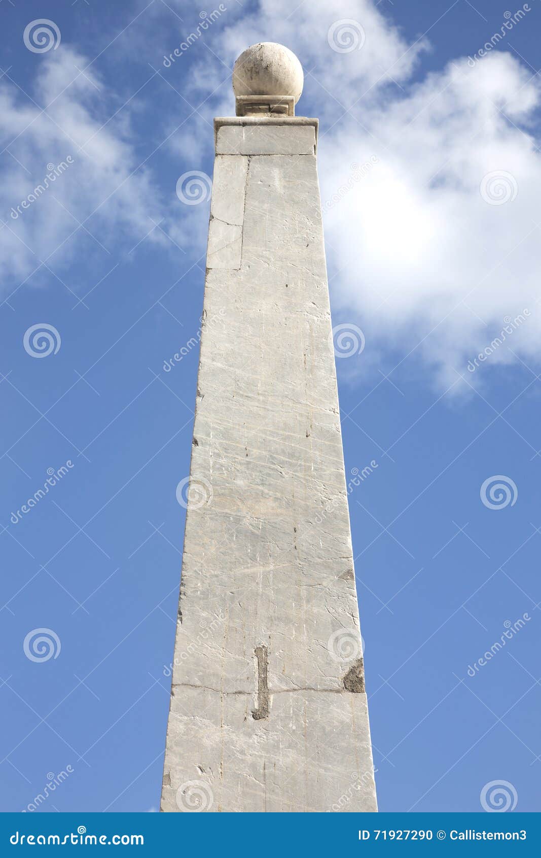 Obelisk on blue sky stock photo. Image of munument, europe - 71927290
