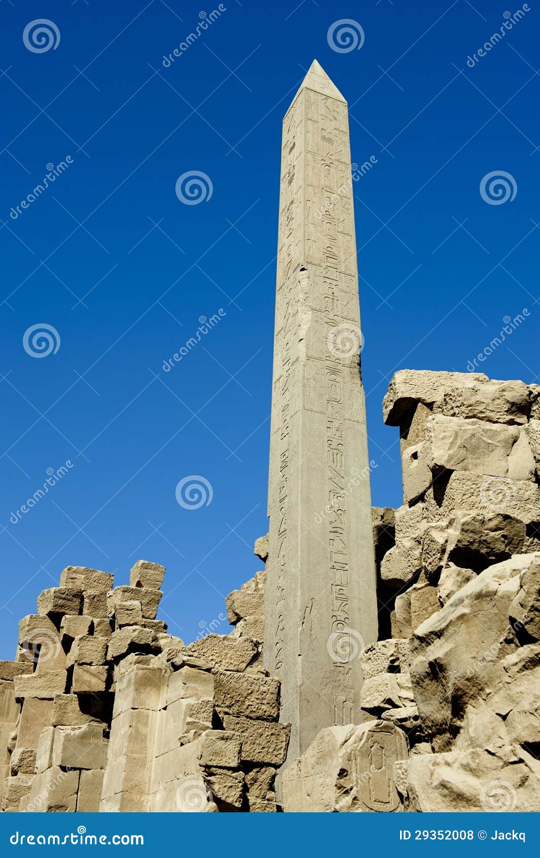 Obelisk in Karnak temple stock photo. Image of sculpture - 29352008