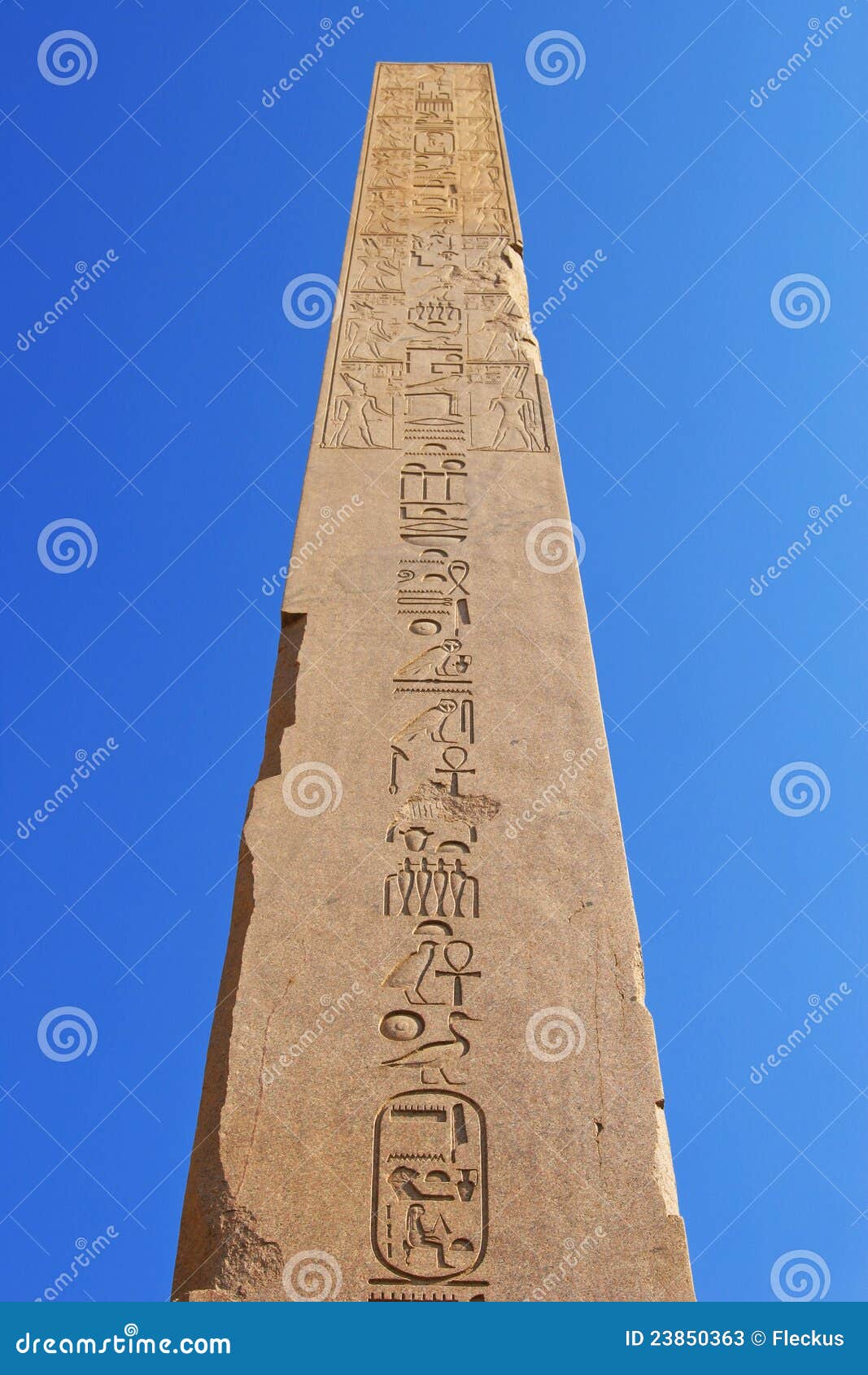 Obelisk, Karnak Temple (Egypt, Africa) Stock Image - Image of column ...