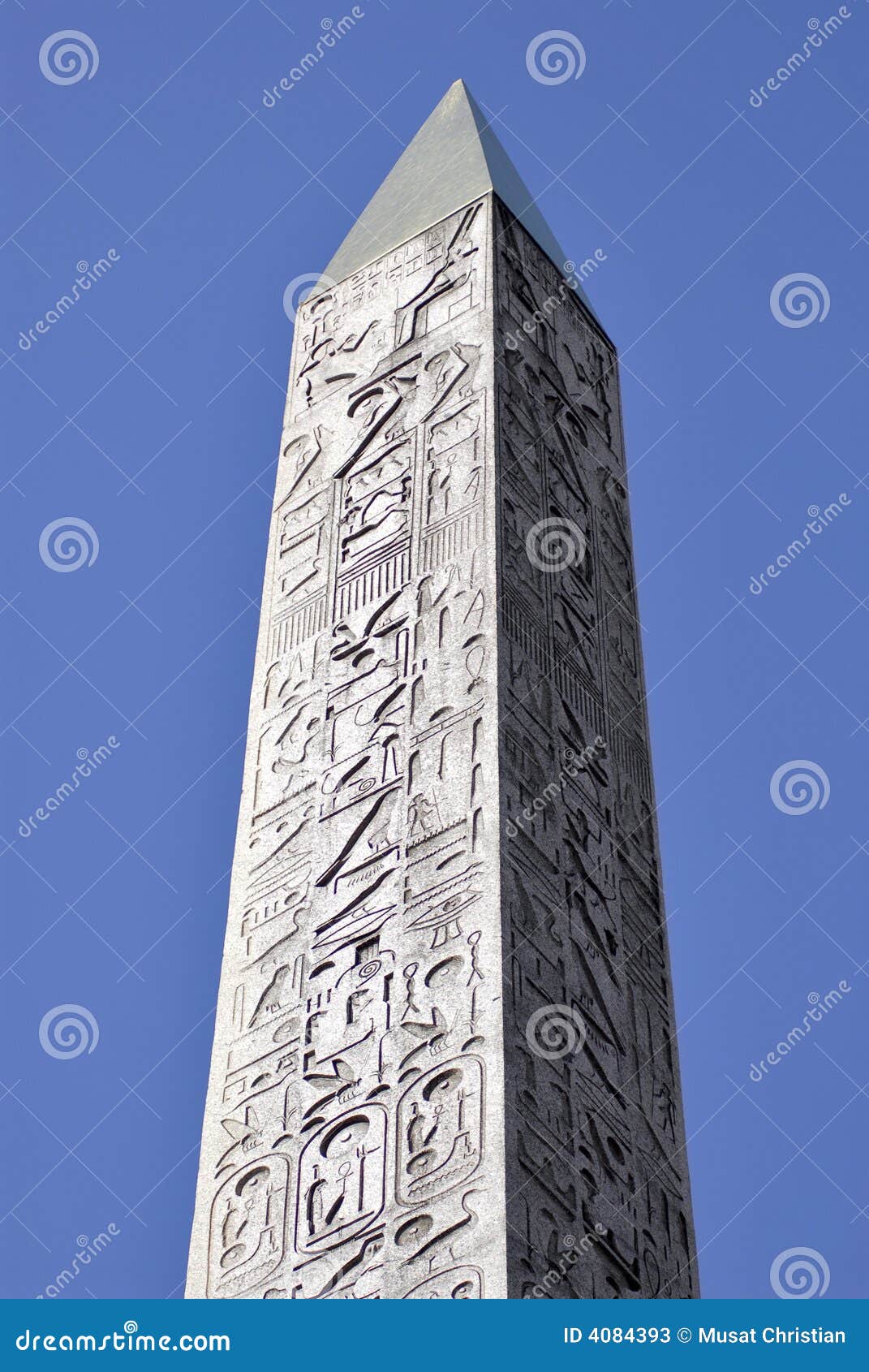 Obelisk of Paris stock image. Image of france, writing - 4084393