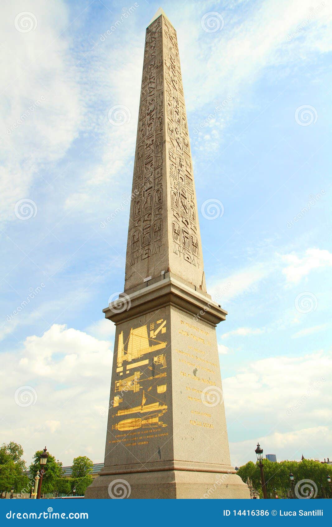 Obelisk Place De La Concorde Stockfoto - Bild von lampe, concorde: 14416386