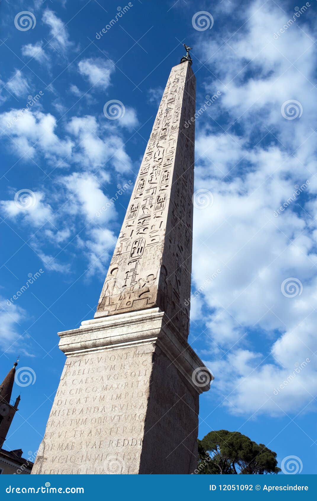 Obelisk in Rome stock photo. Image of tall, emperor, building - 12051092