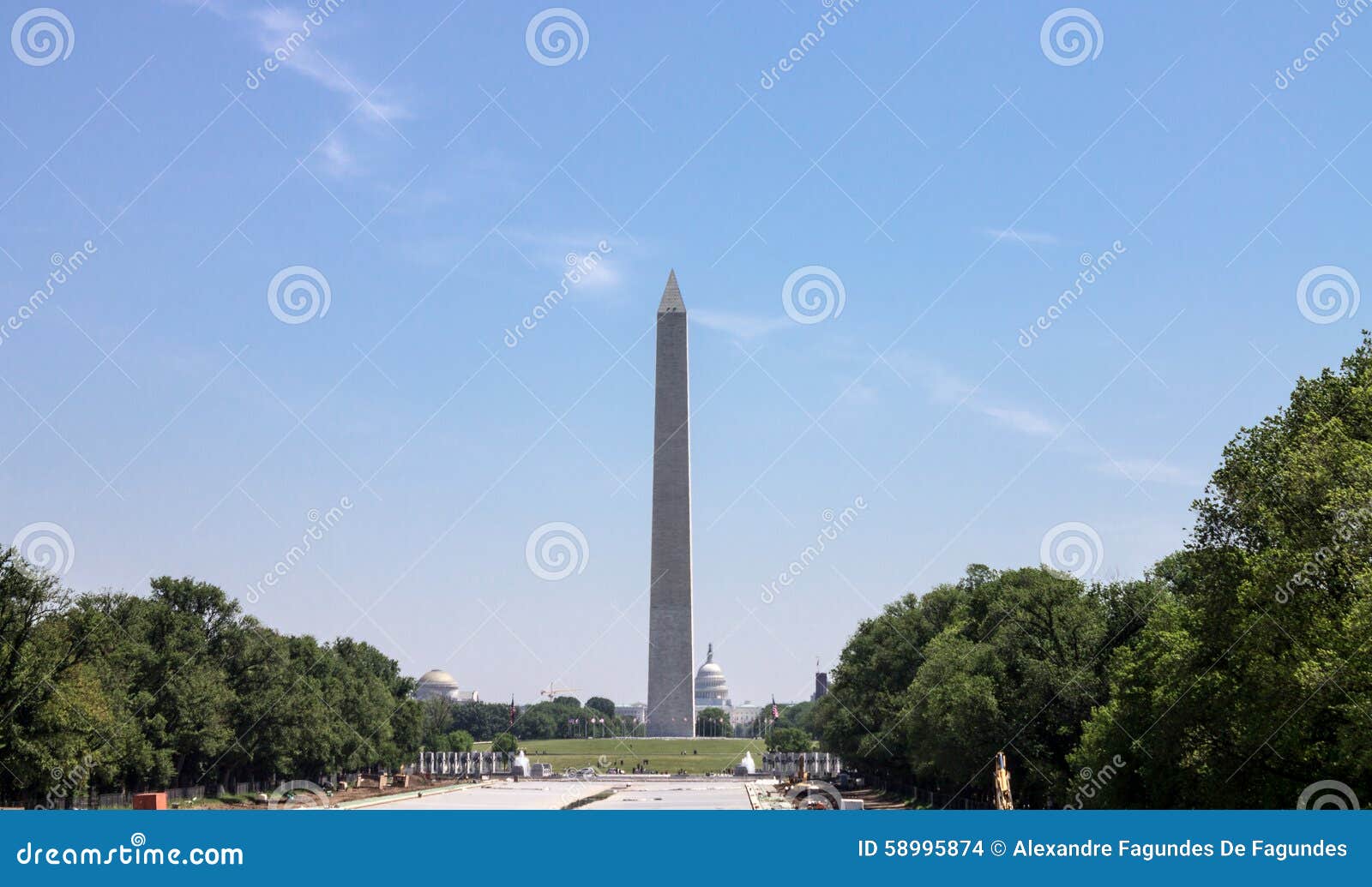 The Obelisk Washington DC editorial stock image. Image of north - 58995874