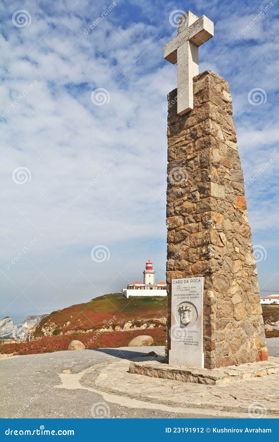 The Obelisk with White Cross Stock Photo - Image of religious, modern ...