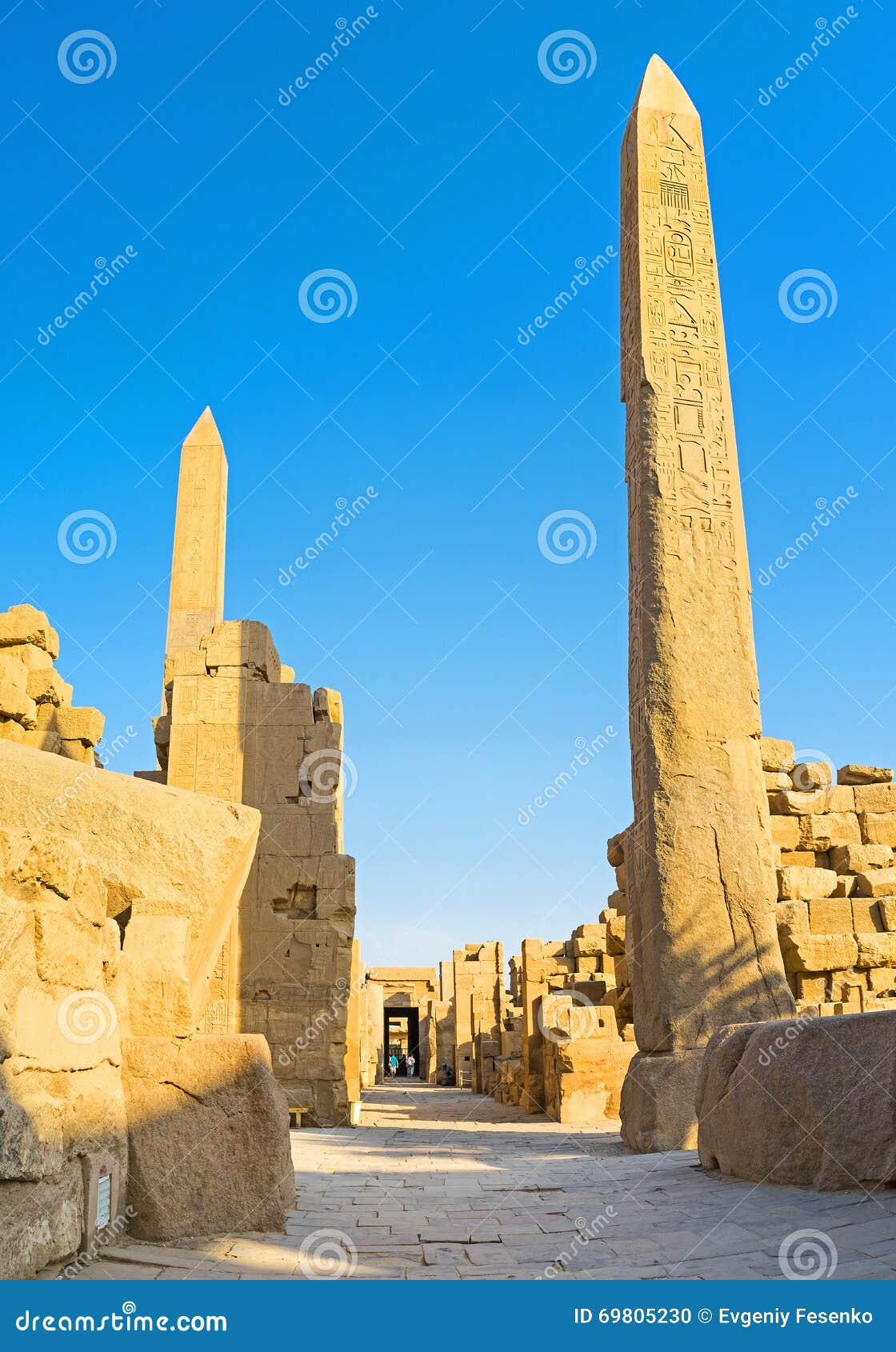 The Obelisks Of Queen Hatshepsut Stock Photo - Image: 69805230