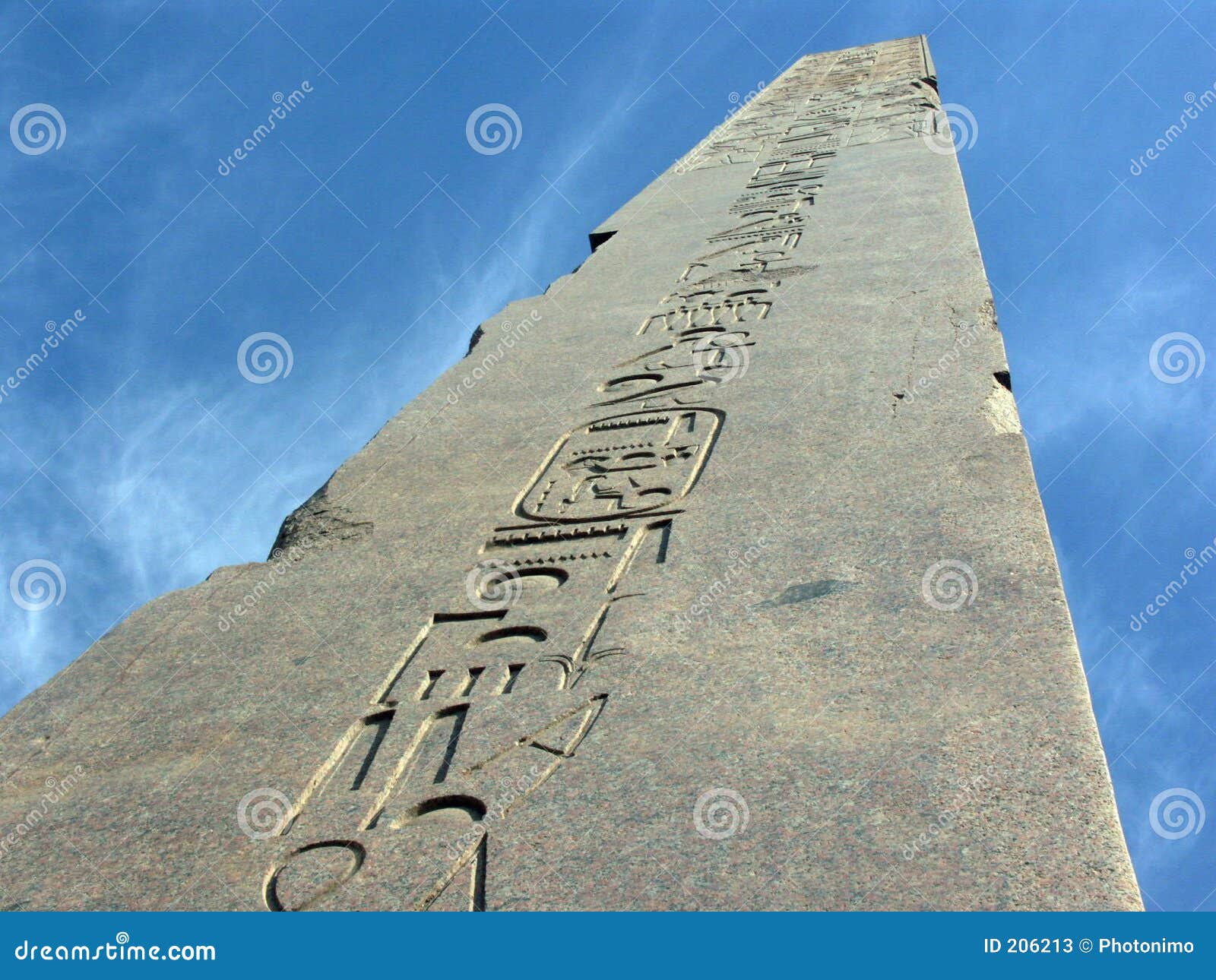 Obelisque stock image. Image of drawing, egypt, perpective - 206213