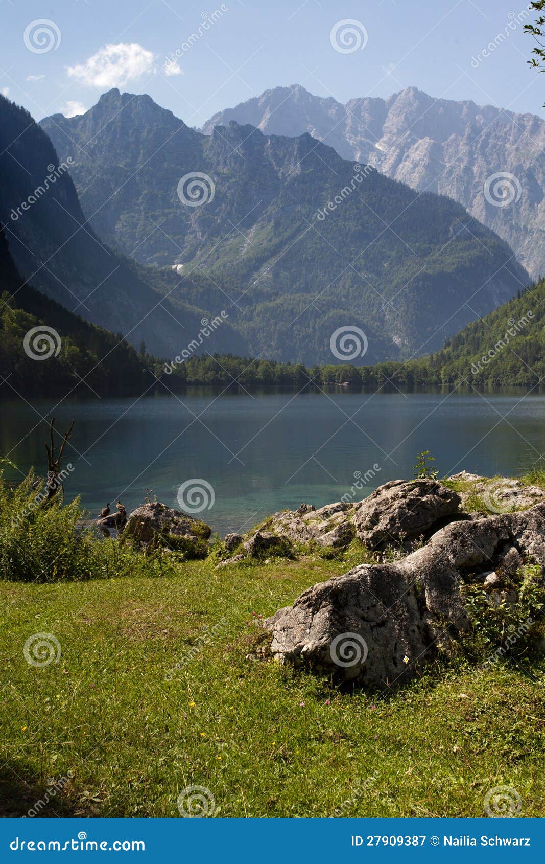 Obersee stock image. Image of feature, konigssee, boathouse - 27909387