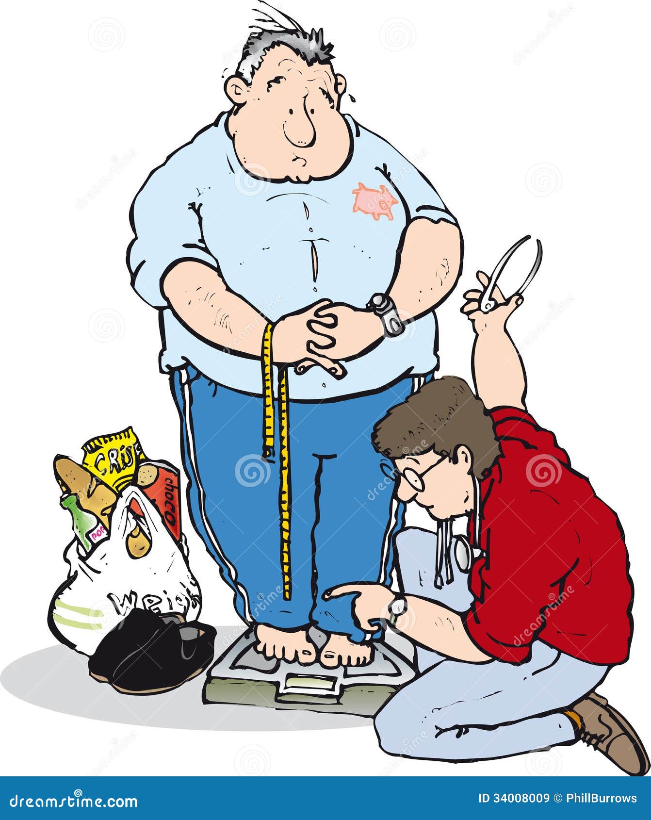 Obese man stock illustration. Illustration of comfort - 34008009