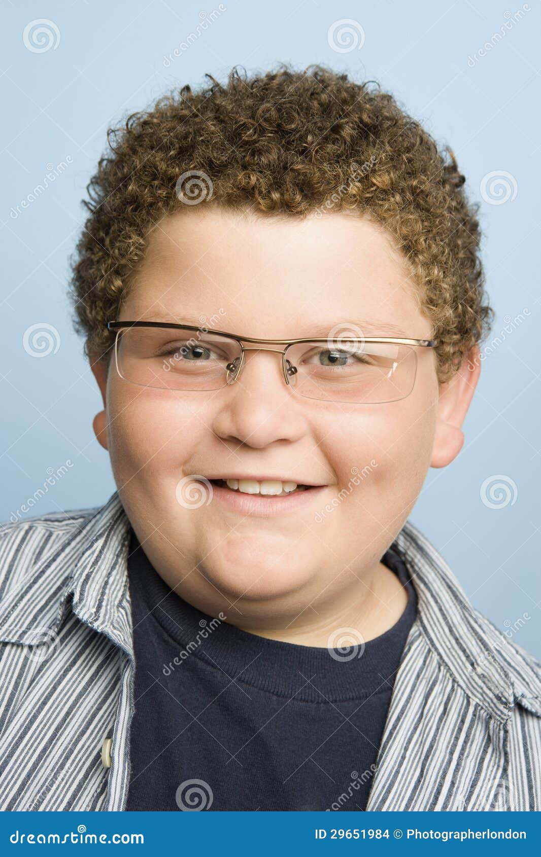 An Obese Teenage Boy Looking Cake Royalty-Free Stock Photo ...