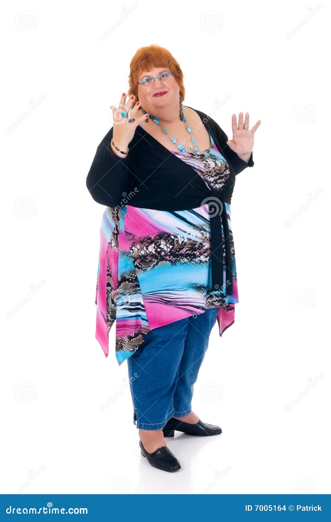 Obese woman stock photo. Image of confident, body, white - 7005164