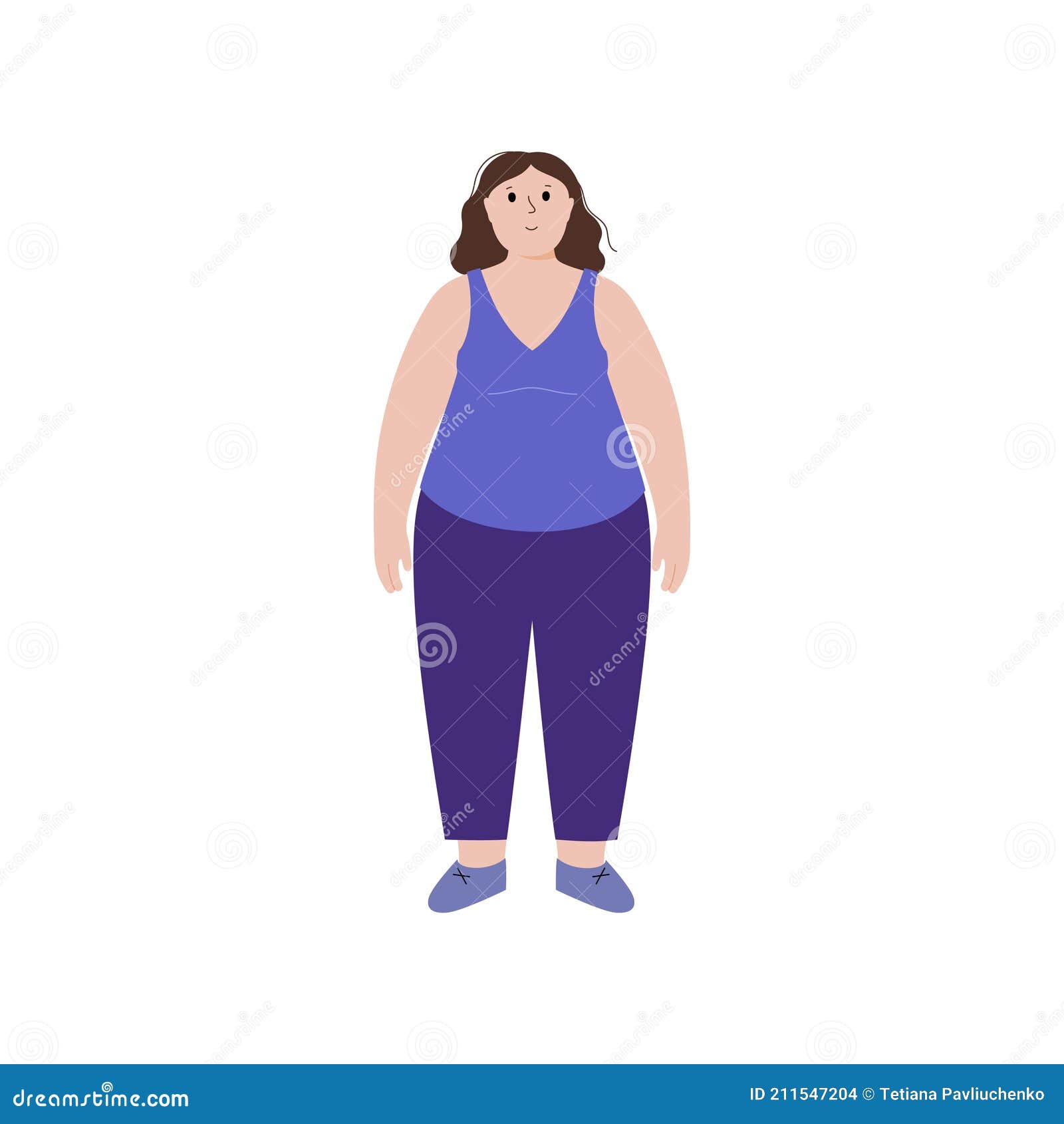 Silhouette Of Obese Women Dumpling Woman Xxl Size Beautiful Curvy