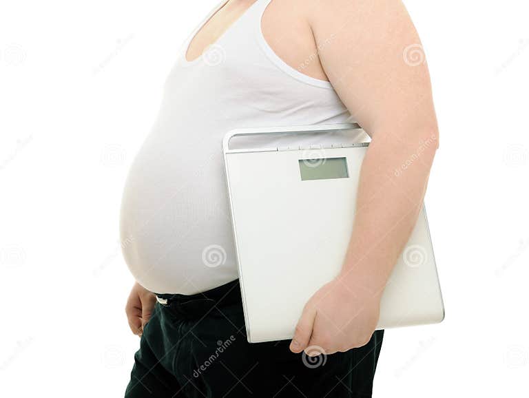 Obesity stock image. Image of caucasian, adult, overweight - 13834189