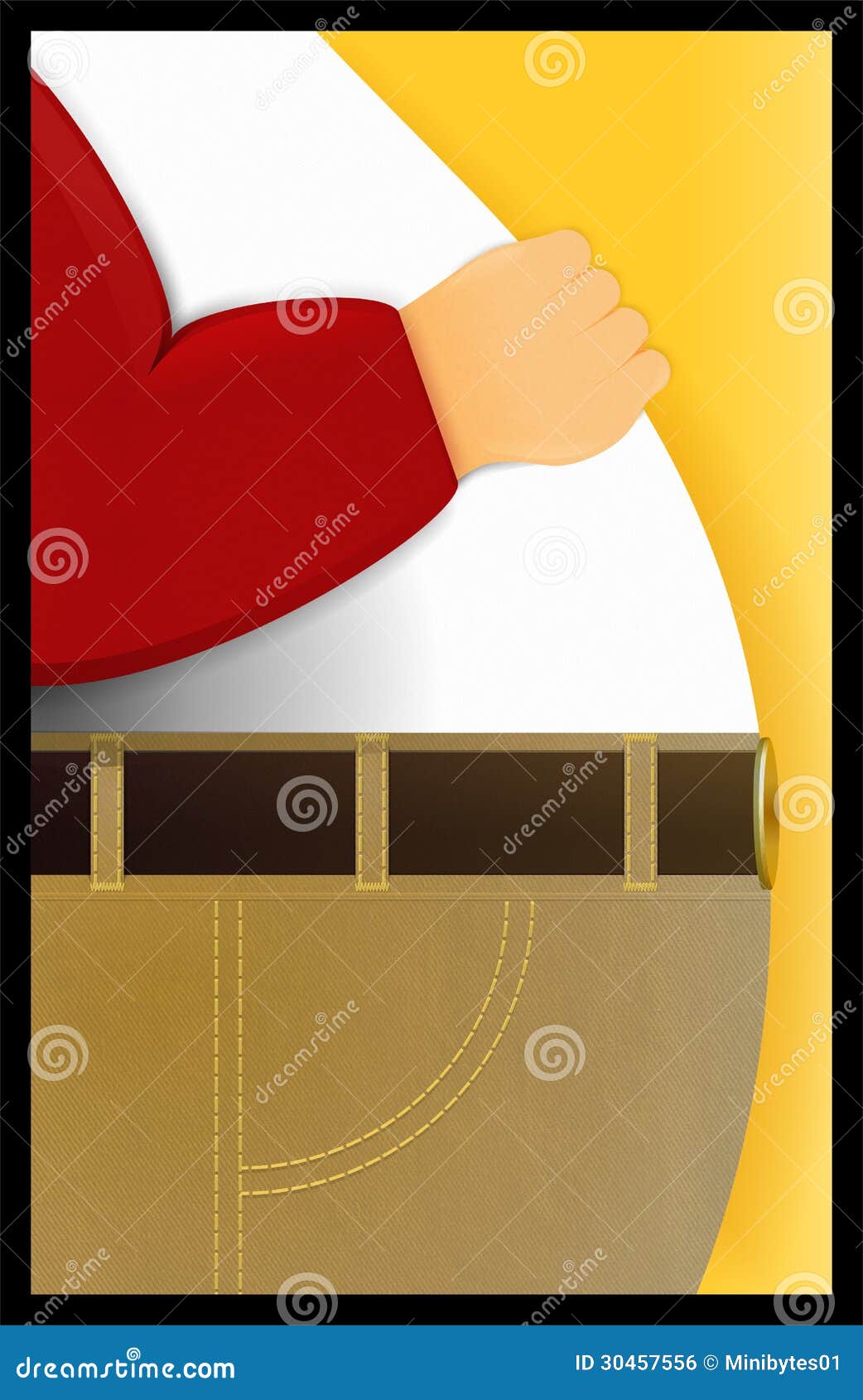 Obesity Concept Icon Cartoon Vector | CartoonDealer.com #234967927