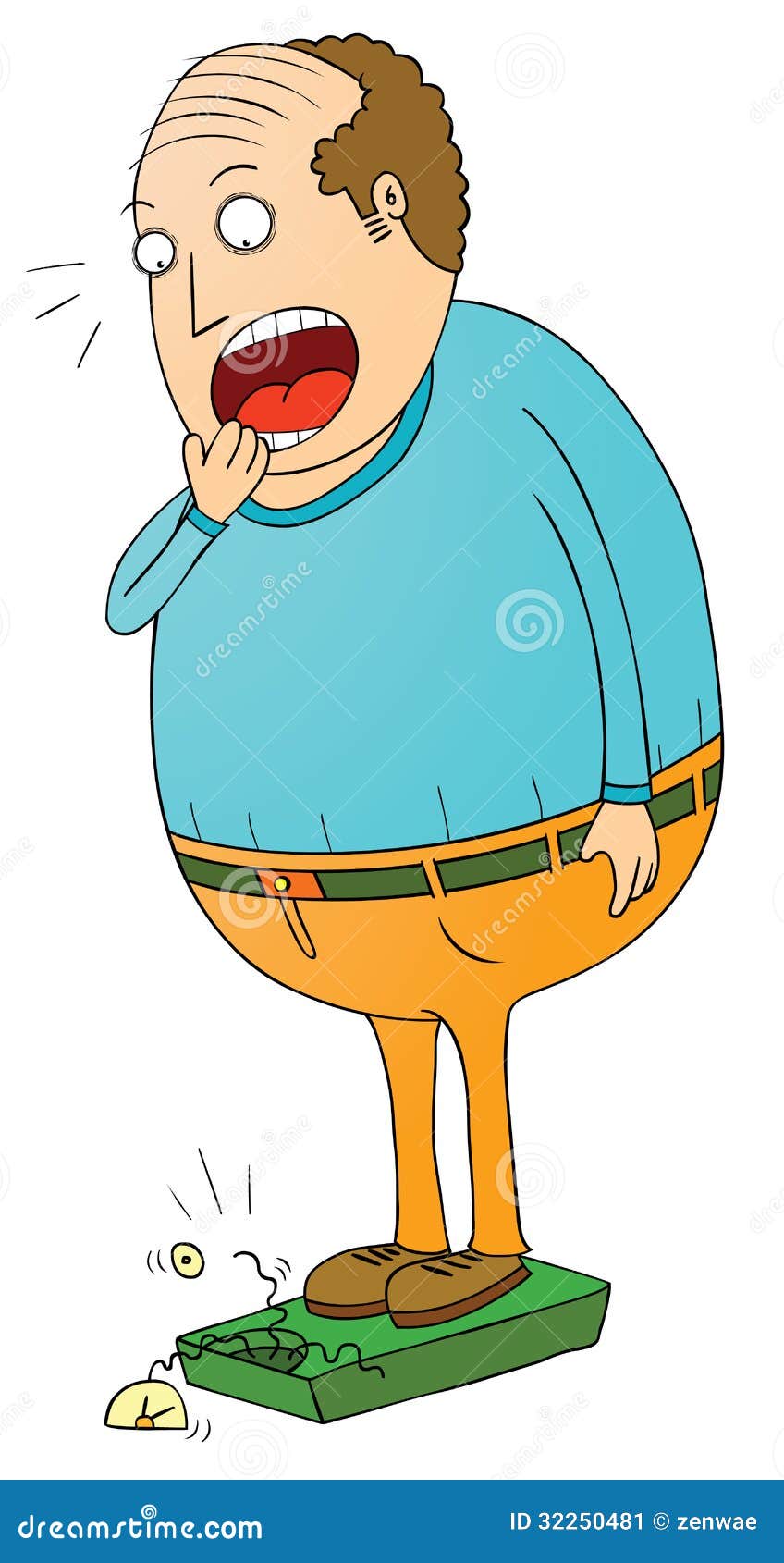 Obesity Cartoon Vector | CartoonDealer.com #31542197