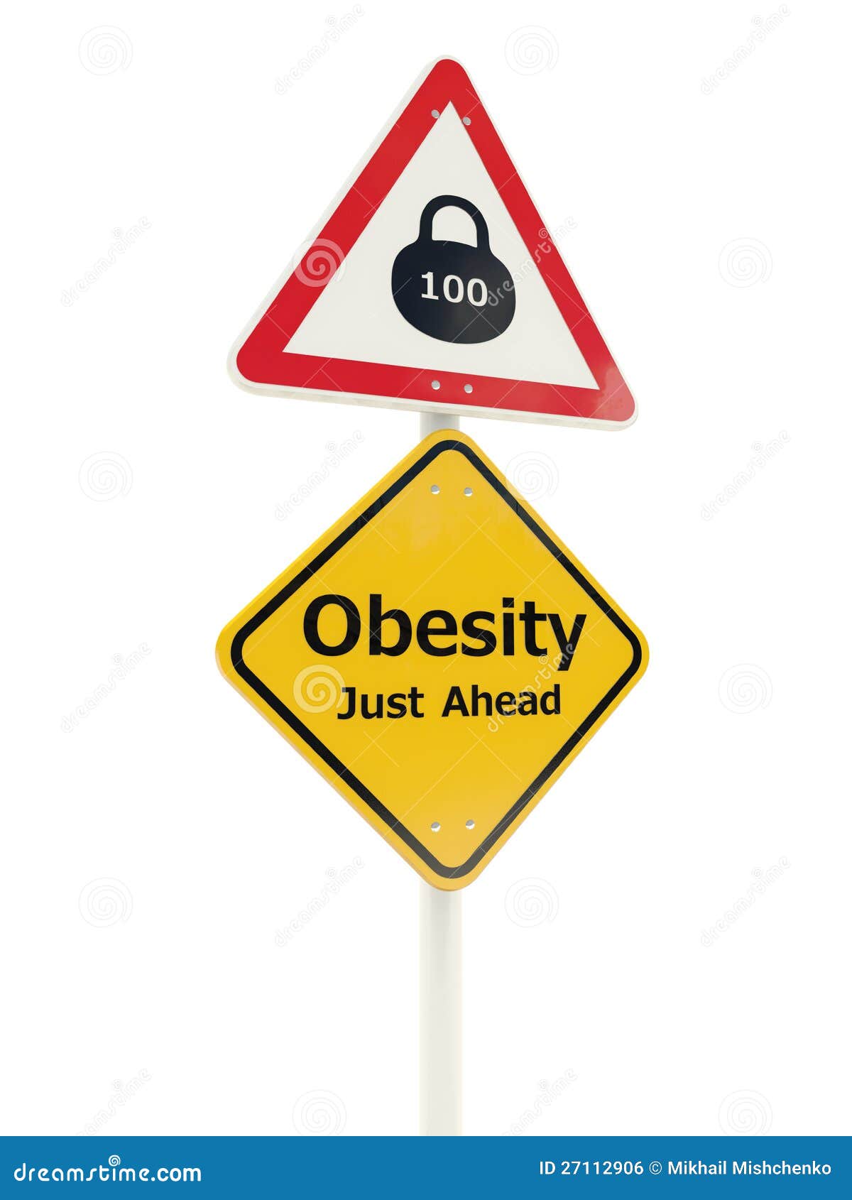 Obesity Road Sign Stock Photography | CartoonDealer.com #27112946
