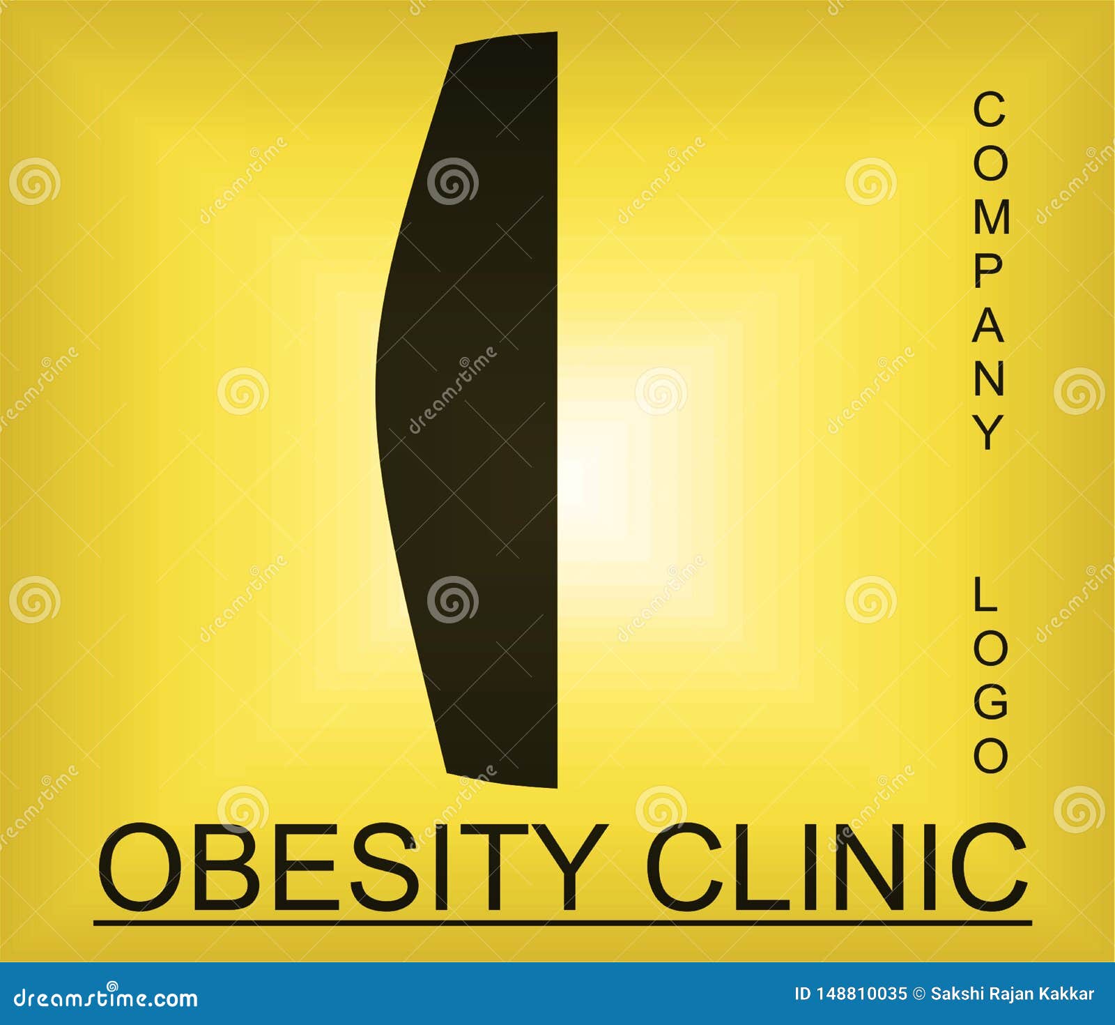 Obesity Problem Alphabetic Logo For Company Providing Solutions Royalty ...