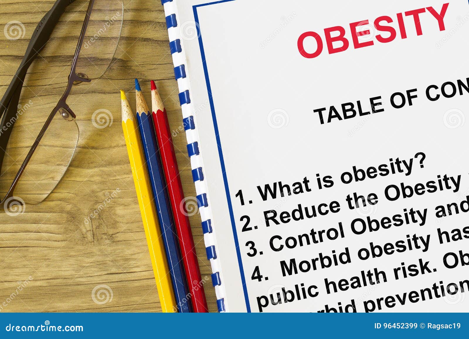 Obesity Subject Complete with Topics Subject Related Stock Image ...