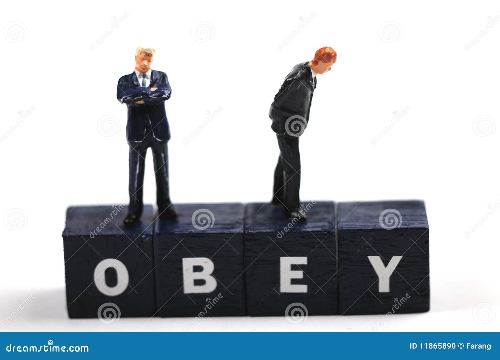 Obey your boss stock photo. Image of angry, employee - 11865890