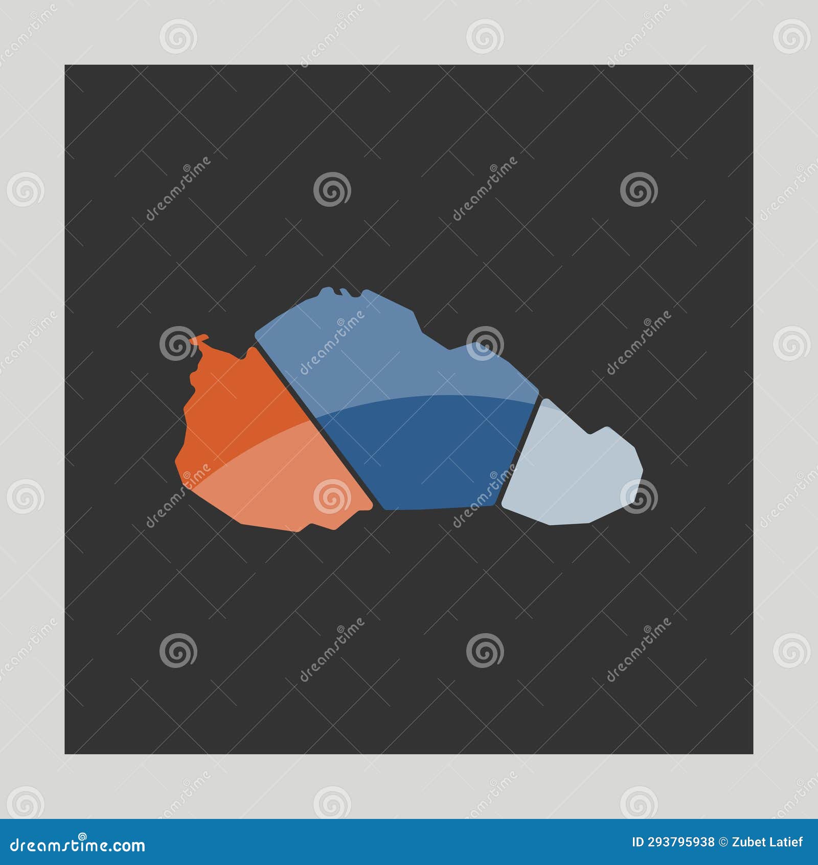Obi Map Modern Simple Design Stock Vector - Illustration of infographic ...
