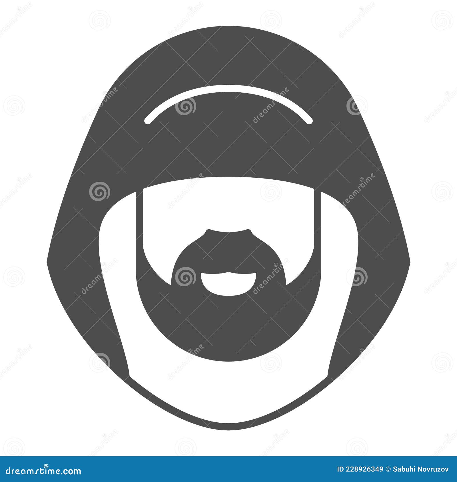 Jedi Master Qui Gon Jinn Line Icon, Star Wars Concept, Jedi With ...