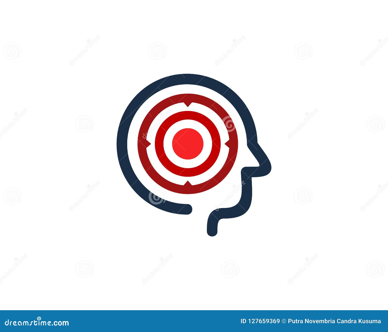 Obiettivo Capo Logo Icon Design Illustrazione Vettoriale ...