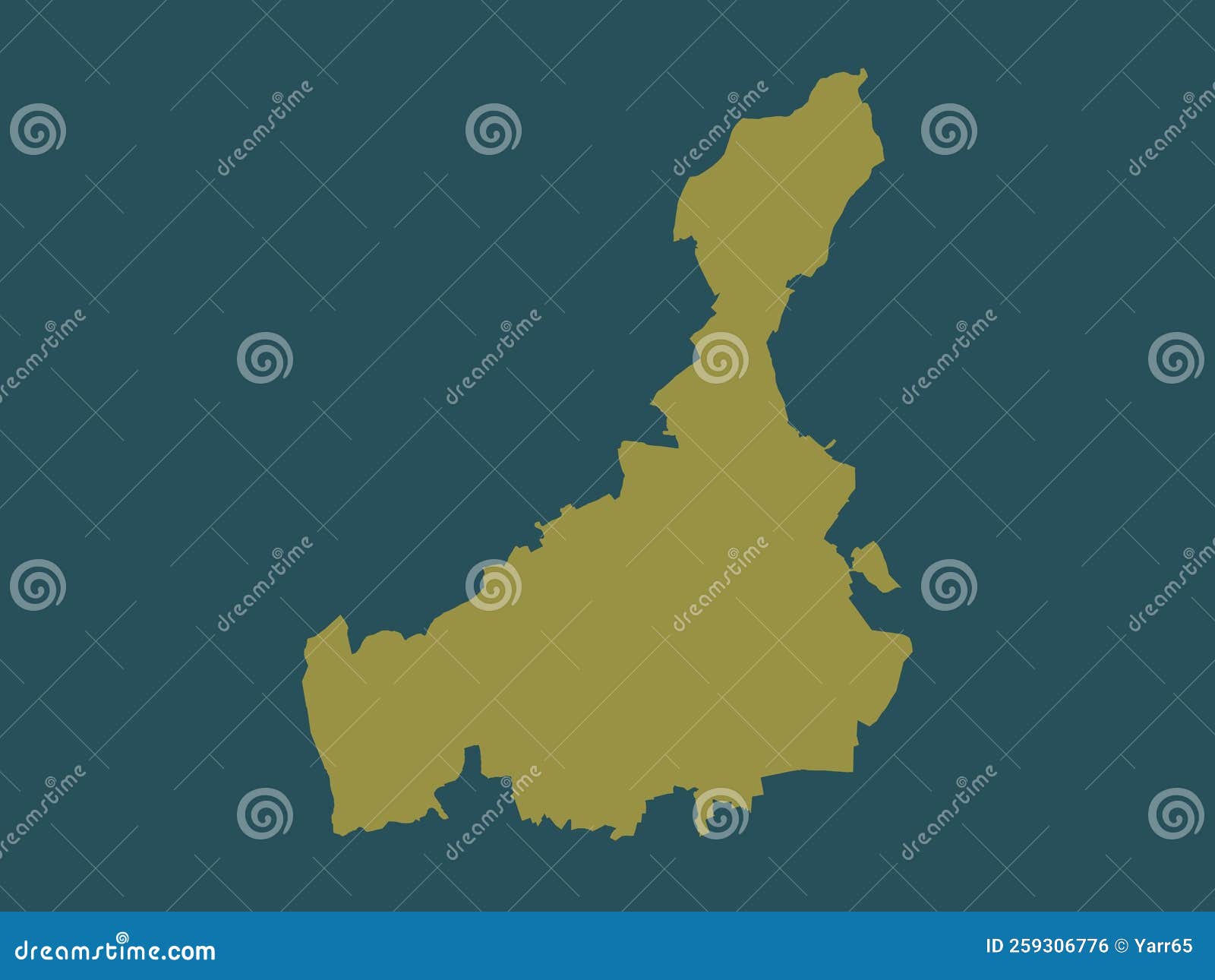 Obiliq, Kosovo. Solid. No Legend Stock Illustration - Illustration of ...