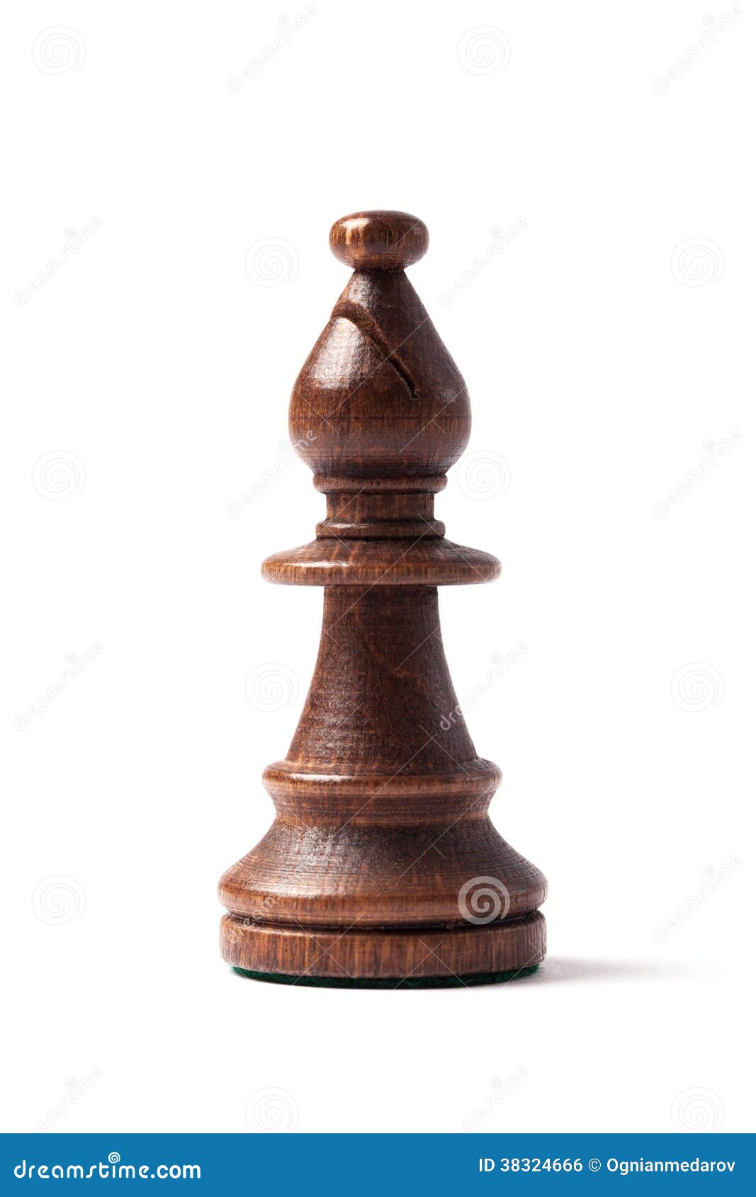 Obispo negro Chess Piece foto de archivo. Imagen de ajedrez - 38324666