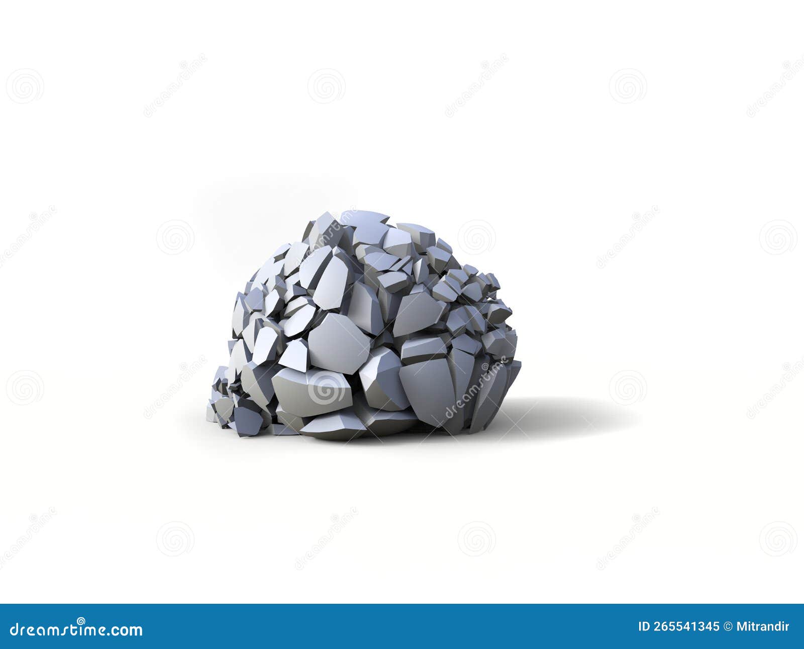 Object Being Broken when it Hits the Ground, Broken in Dozens of Pieces ...