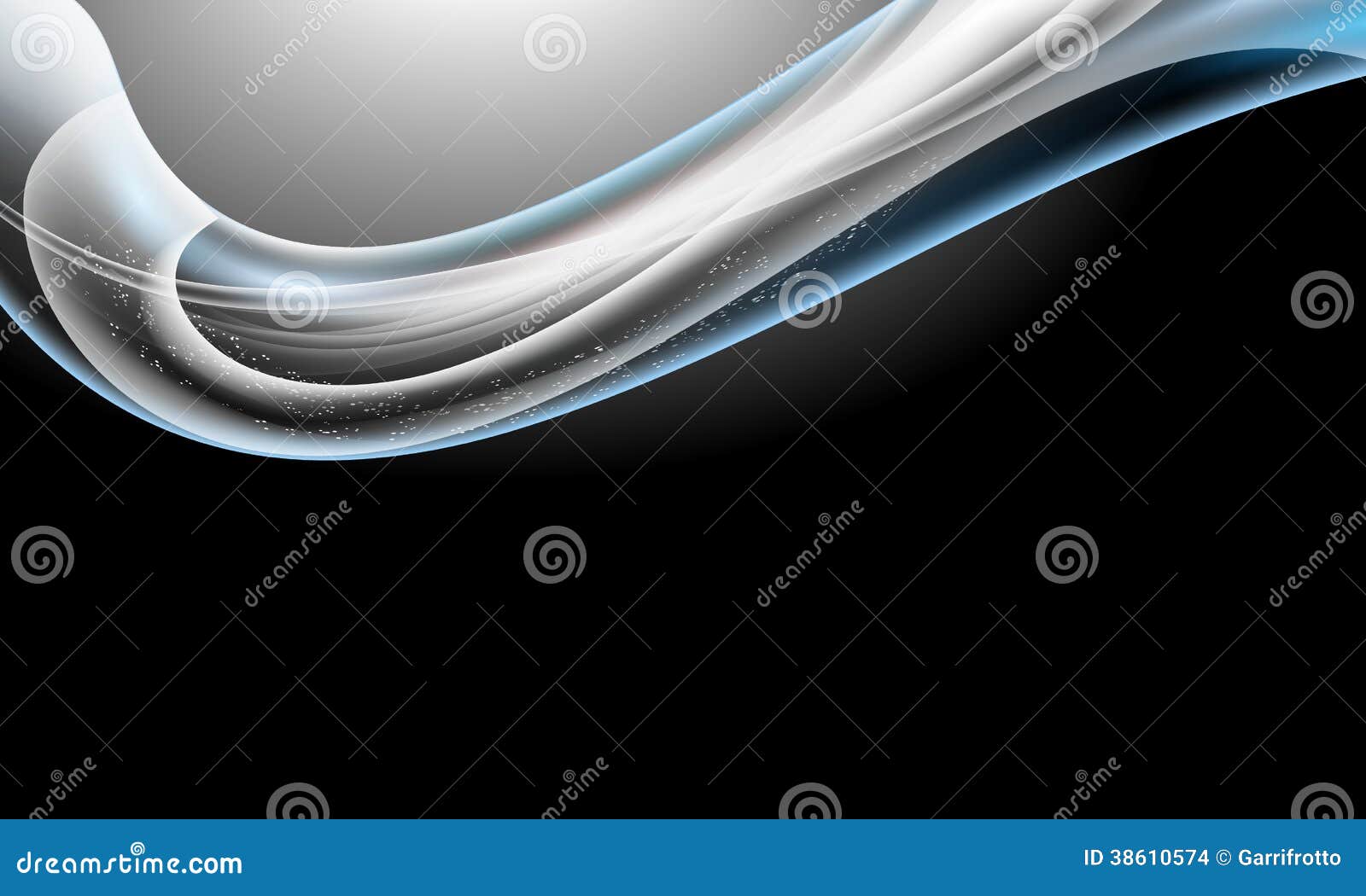 Object on a Black Background Stock Vector - Illustration of gradient ...