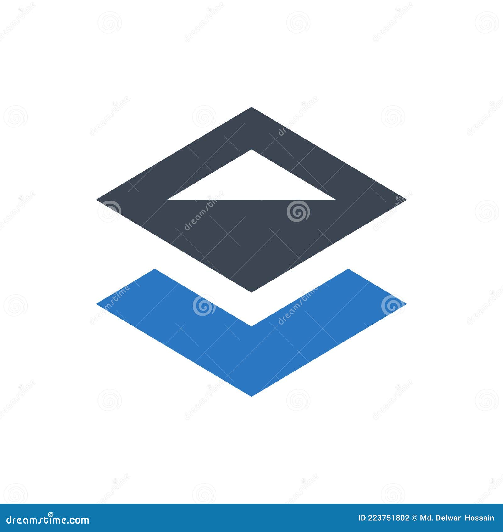 Object bring forward icon stock vector. Illustration of vector - 223751802