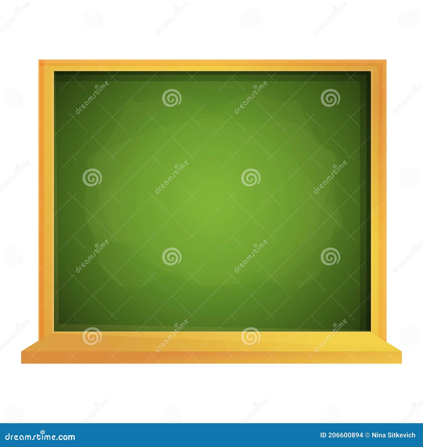 Object Chalkboard Icon, Cartoon Style Stock Illustration - Illustration ...
