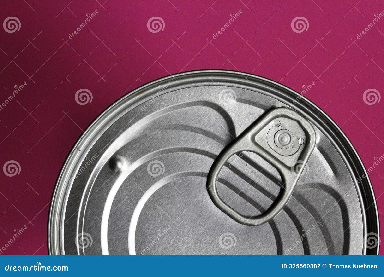 Object Image of a Can Lid As Symbol for Aluminium Waste Stock Photo ...