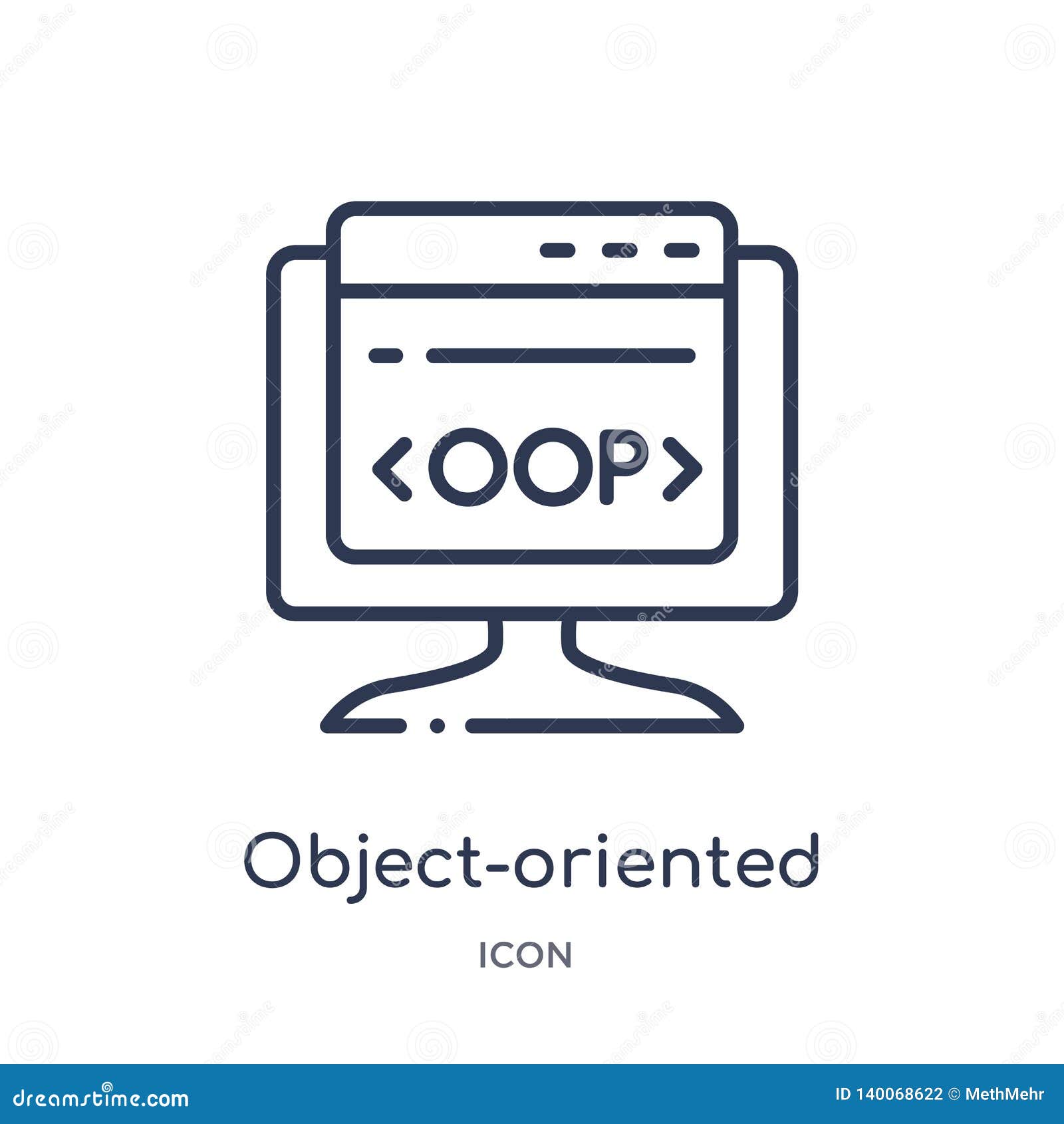 Object-oriented Programming Icon From Technology Outline Collection ... Object-oriented Programming Icon From Technology Outline Collection ...