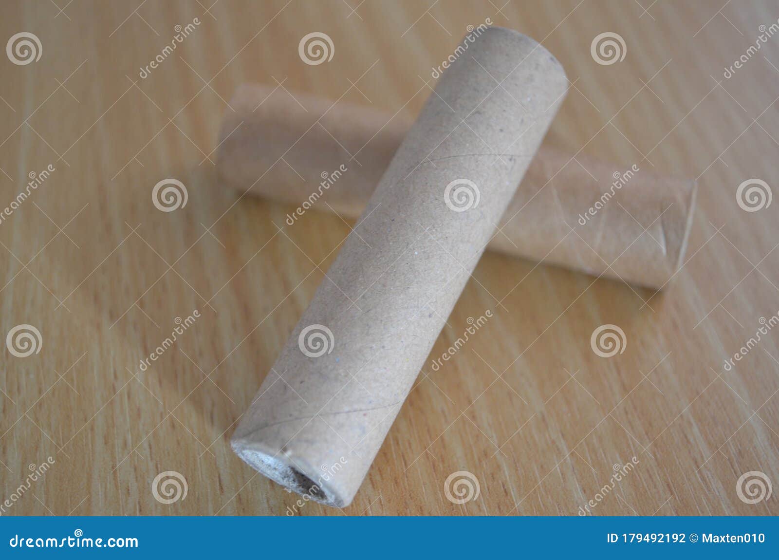 The Object 2 Pieces of Paper Roll Stock Photo - Image of paper ...