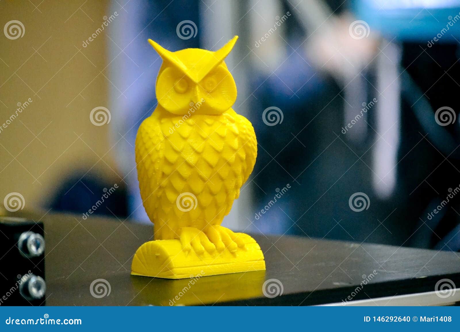 Object Printed on a 3d Printer Close-up Stock Photo - Image of ...